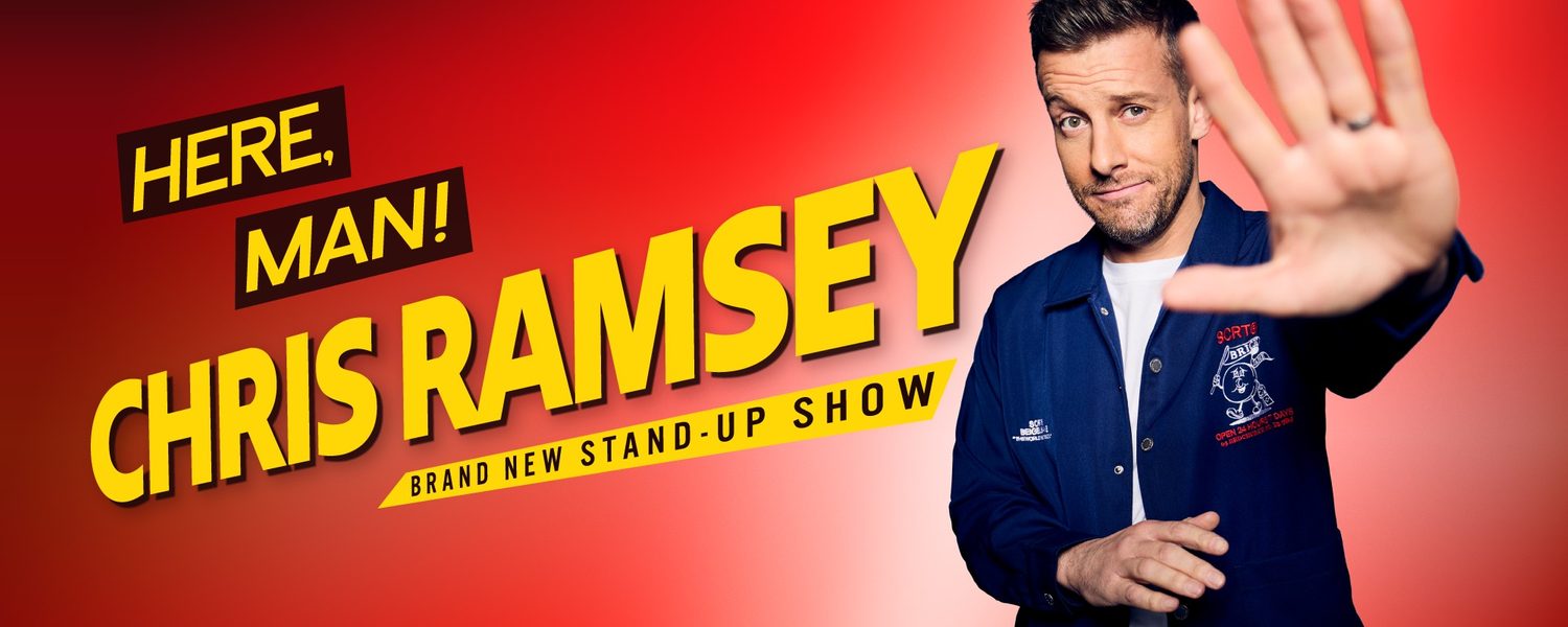 Chris Ramsey: Here Man: What's On: Leeds Grand Theatre: Leeds Heritage Theatres